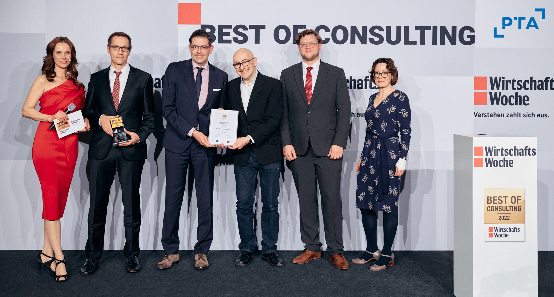 1. Platz beim Best of Consulting Award der WirtschaftsWoche